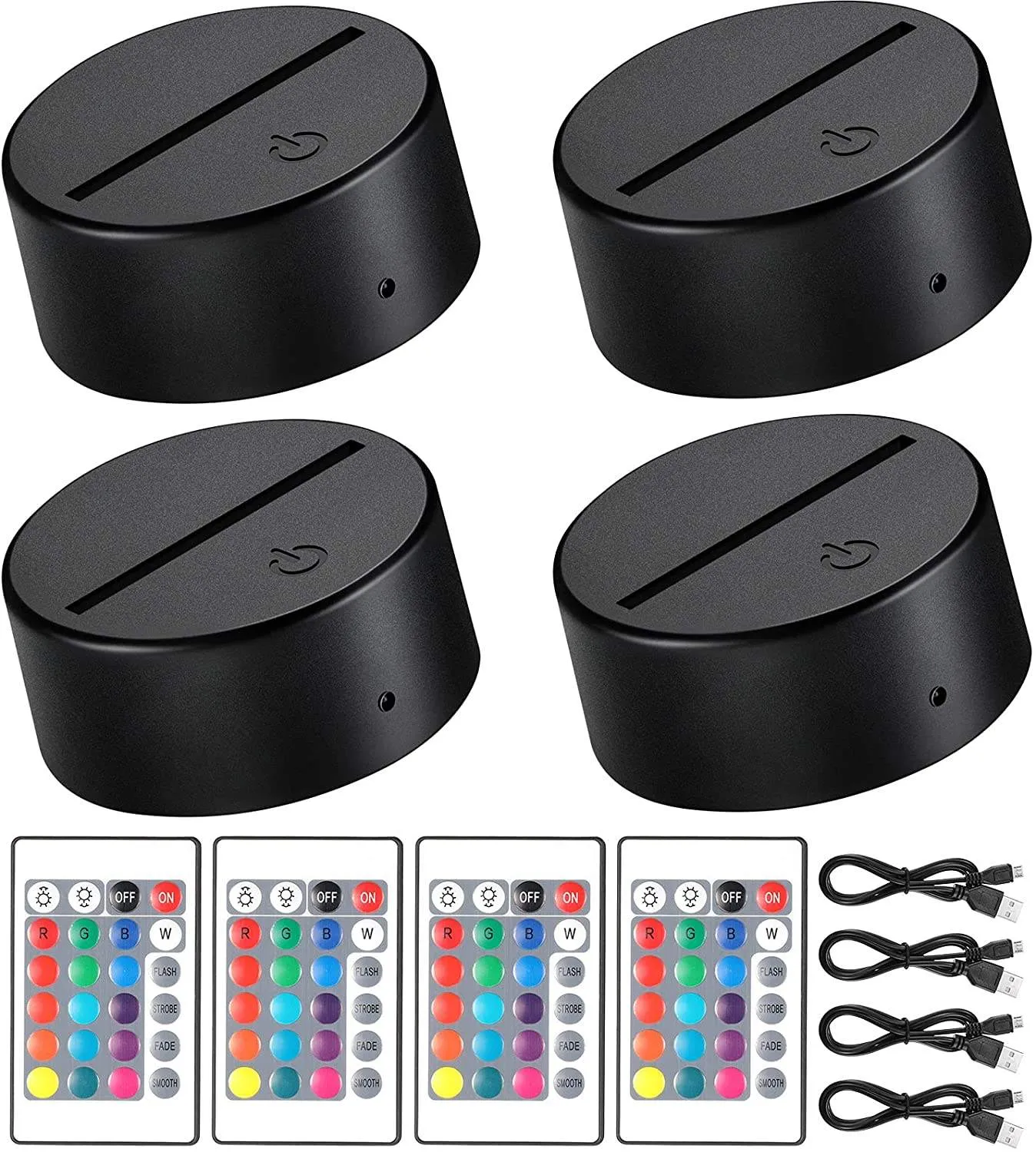 7-Color 3D light shop Base with Remote for Acrylic...