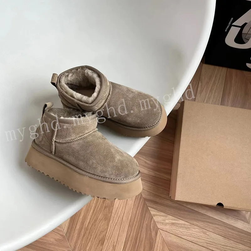 Womens Ultra Mini Snow Boots Sizes 34 43, Thick & Thin Sole Options ...