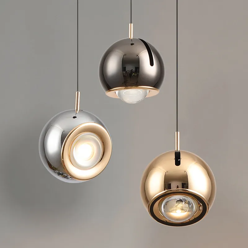 Adjustable LED Pendant Light - Modern Hanging Lamp, Dimmable Bedside ...