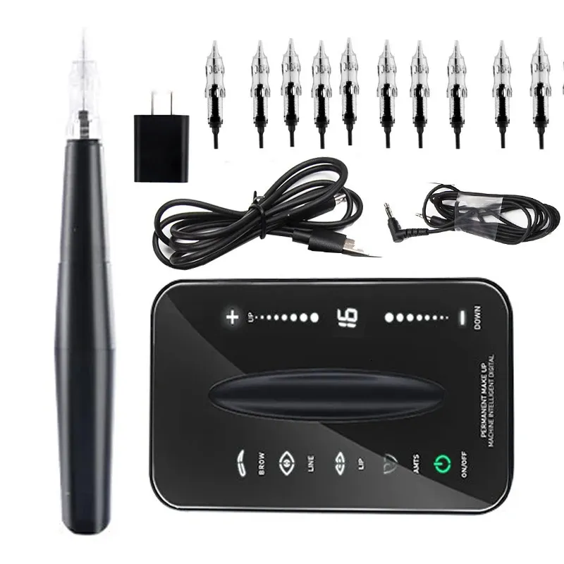 DHgate.com:Permanent Makeup Kits 1 Set Black Tattoo Machine Set Pen ...