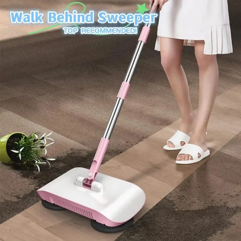 DHgate.com:2-in-1 Broom and Dustpan Set, Household Floor Sweeper with ...