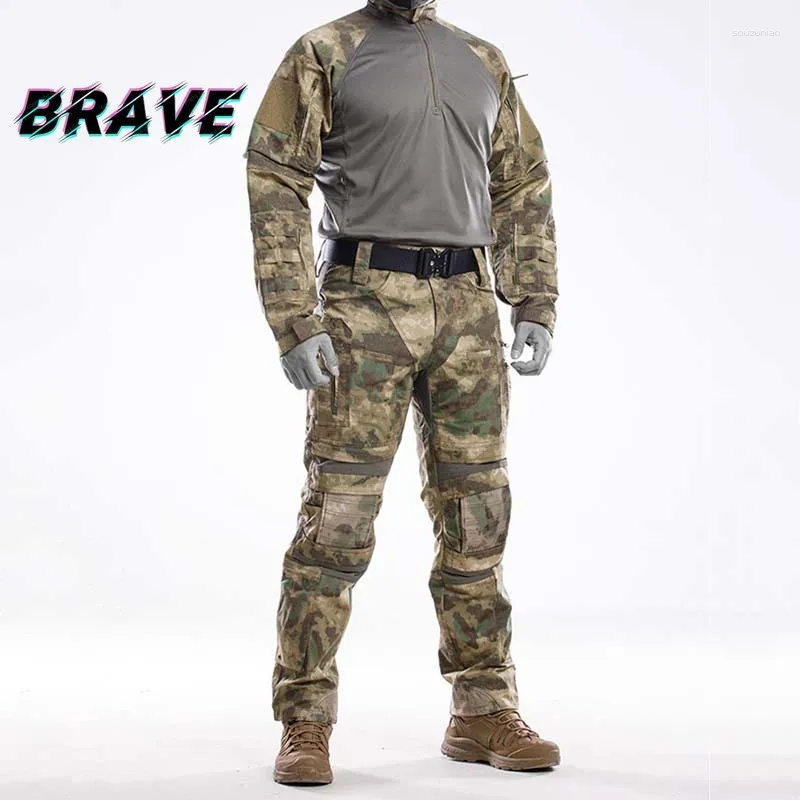 DHgate.com:Camouflage Military Tactical 2-Piece Mens Wear-Resistant ...