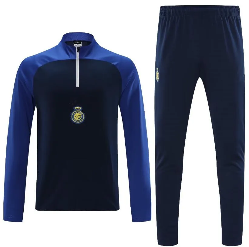 23 24 Al Nassr FC Soccer Tracksuit Ronaldo FC Training Suit CR7 Gonzalo ...