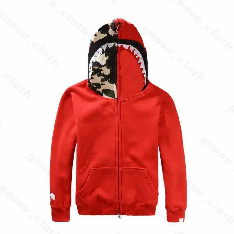 High Quality Shark Hoodies For Men And Women Fashionable Full Zip Mens ...