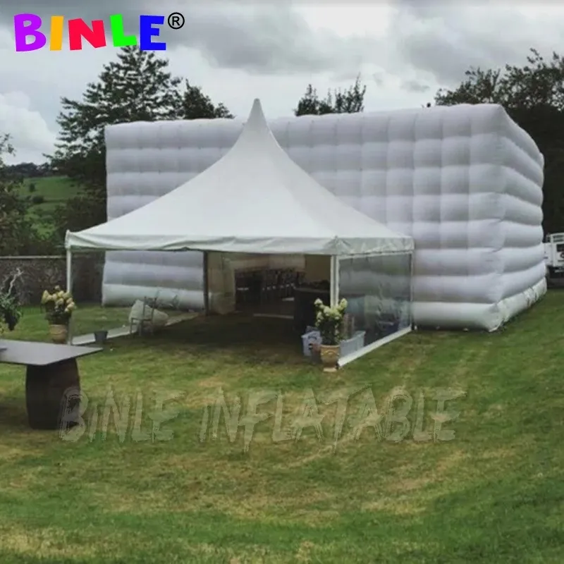 DHgate.com:wholesale 12x7.5x3.5mH (40x25x11.5ft) white inflatable cube ...