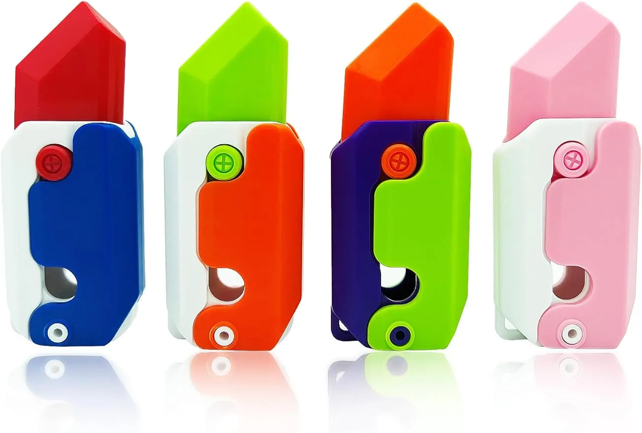 Carrot Fidget Toy, 3D Printed Plastic EDC Sensory Toy, Stress Relief ...
