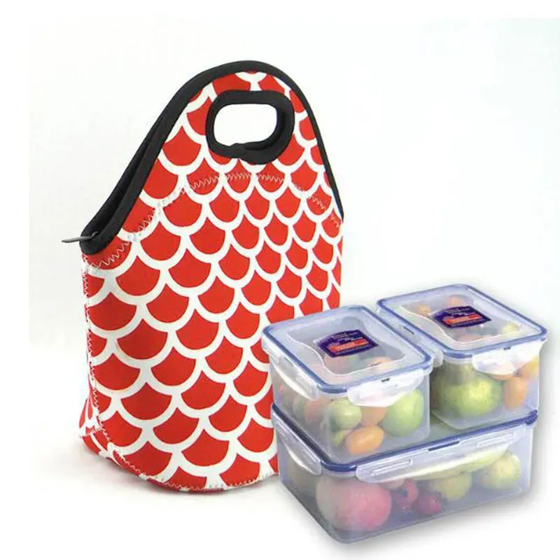 Baseball Lunch Bag - Insulated Neoprene Tote, Waterproof Food Container ...
