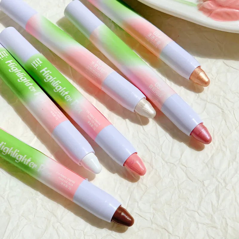 DHgate.com:Pearlescent Glitter Highlighter Pen Set-3Pcs Matte White ...