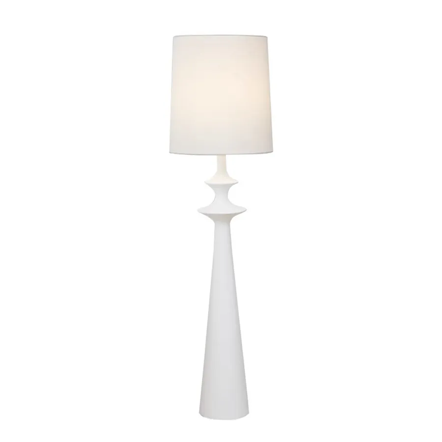 DHgate.com:Modern White Resin Floor Lamp with Fabric Lampshade for ...