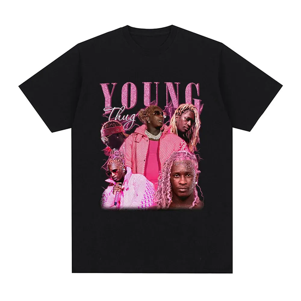 Wholesale Rap Shirts: Young Thug Graphic Tee Fashion Hip Hop Vintage ...