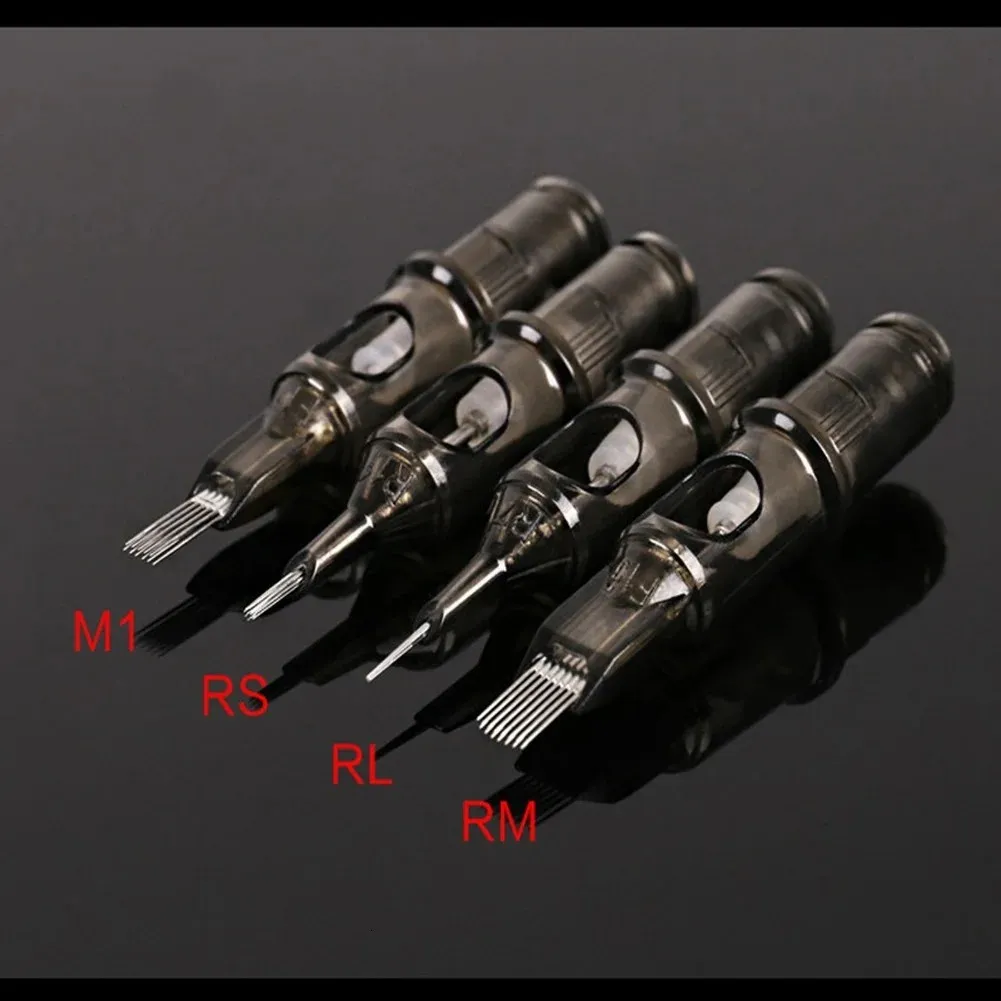 DHgate.com:Tattoo Needles 10pcs 0.35MM Disposable Semi Permanent Makeup Tattoo Cartridge Needle ...