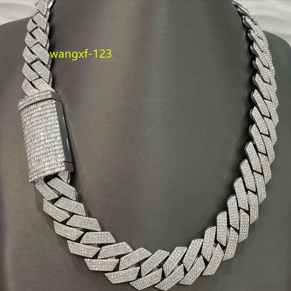 Customizable VVS Diamond Miami Real Diamond Necklace With Iced Out ...