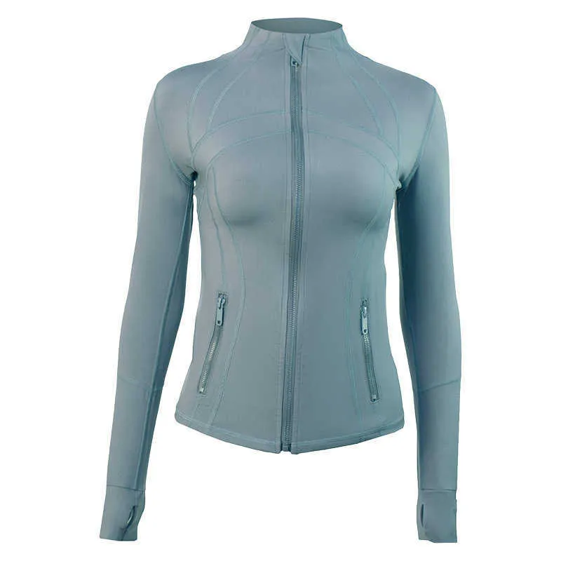 DHgate.com:Yoga Jacket Womens Sports Quick Dry Solid Color Workout ...