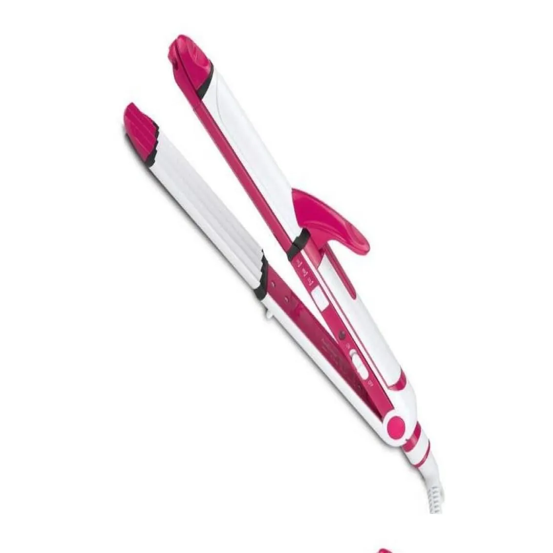 3 In 1 Ceramic Brazilian Hair Straightener And Curler Styling Tool For ...