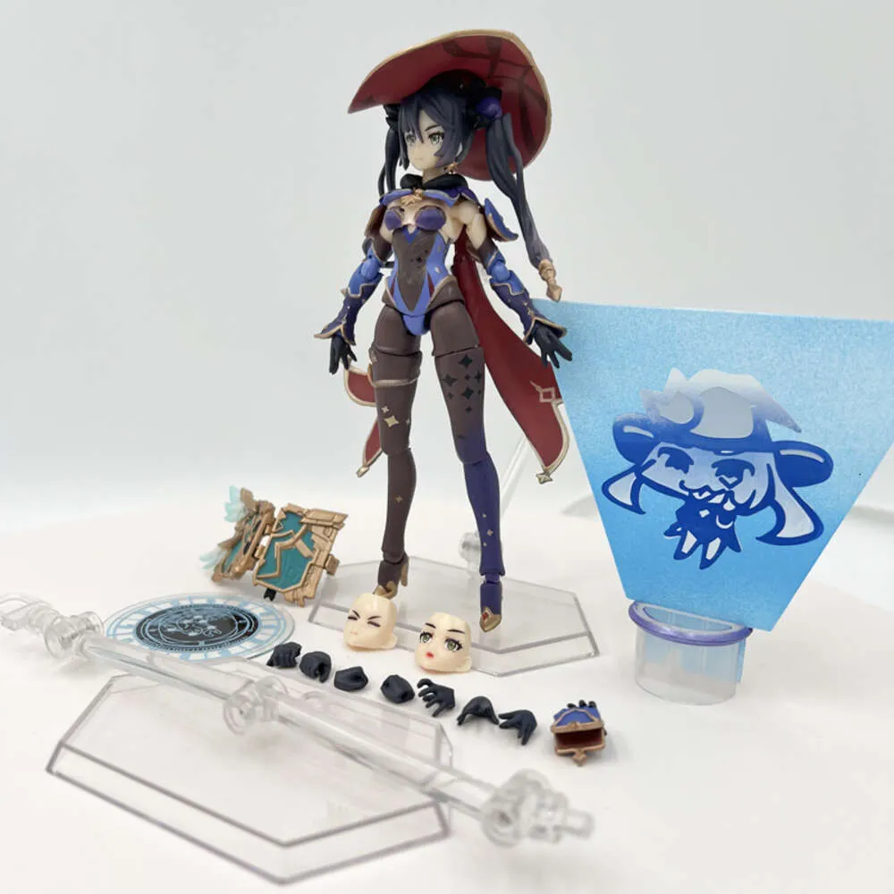 Mona Figure, 15cm Anime Action Figure Collectible Model Doll, Genshin ...