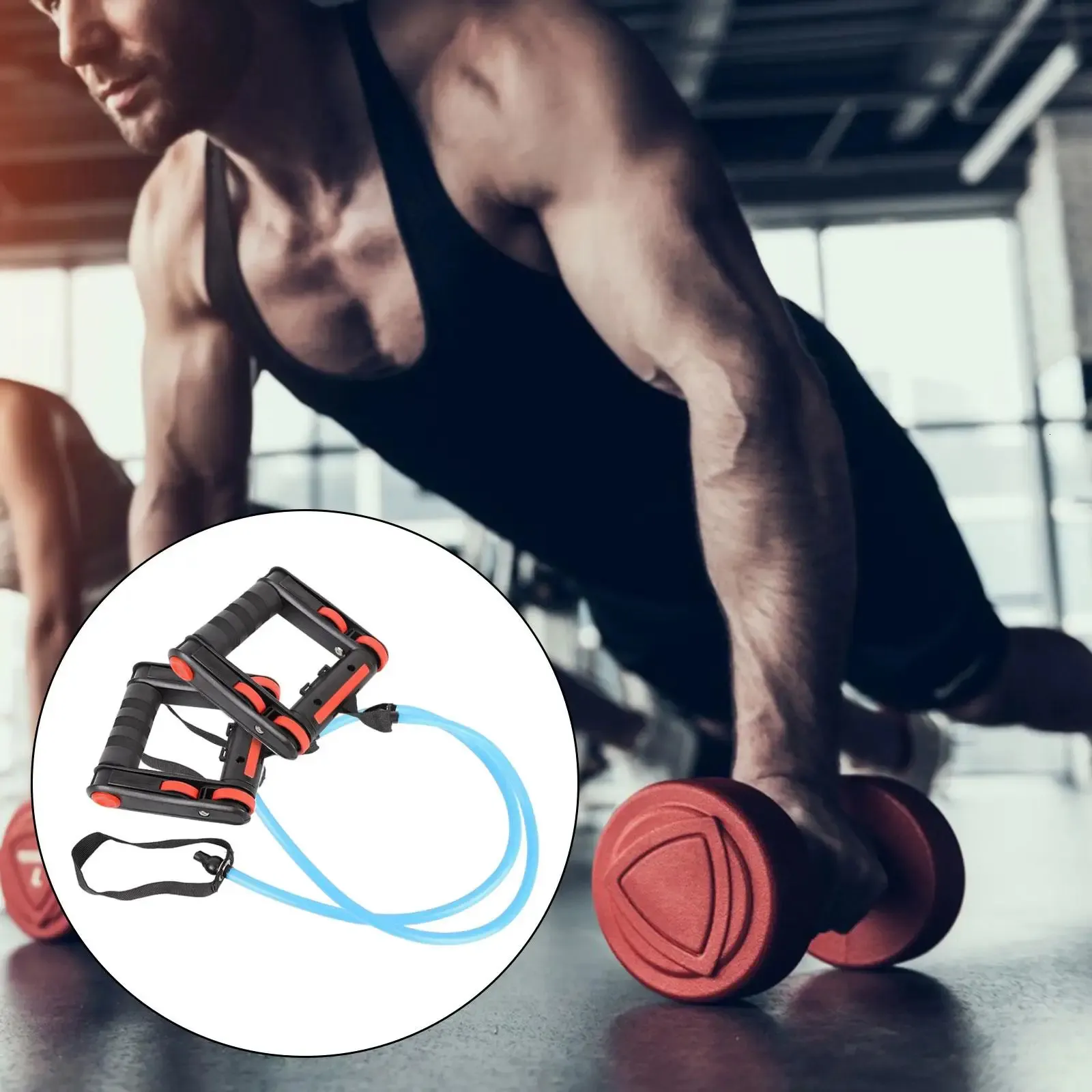 Folding Abdominal Barbell Press Sit Up With Comfortable Grips For Core ...