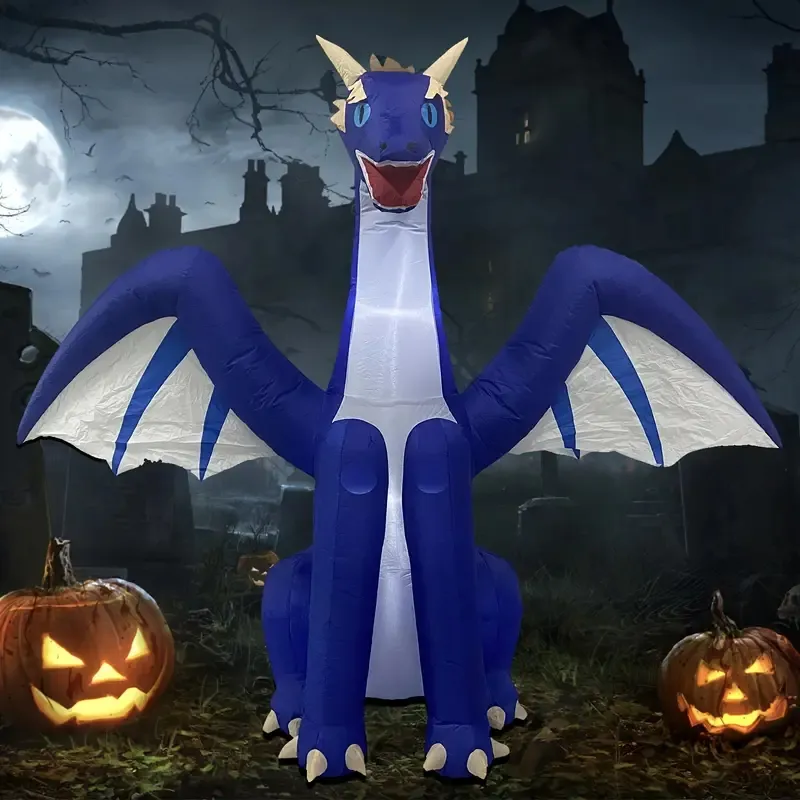 DHgate.com:1PC Halloween Inflatable Mold Blue Magic Dragon LED Luminous ...