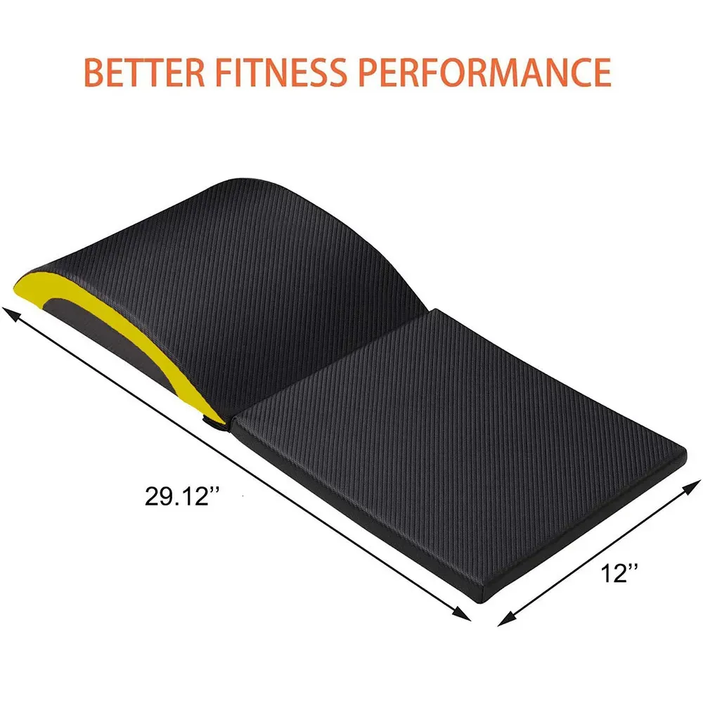 Ab Exercise Mat For Core Workouts Tailbone Protector Sit Up Bench Mat ...