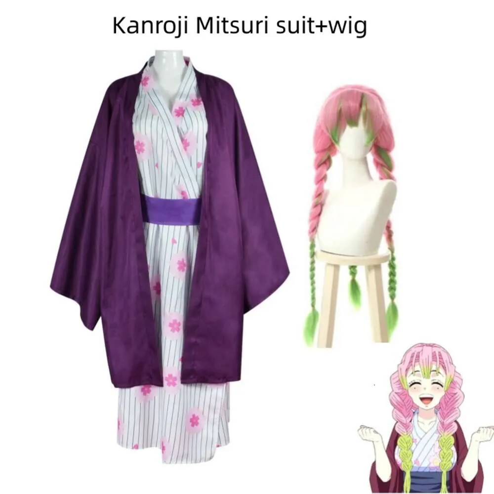 Anime De Cosplay Kanroji Mitsuri Kamado Tanjirou Demon Slayer Kimetsu ...