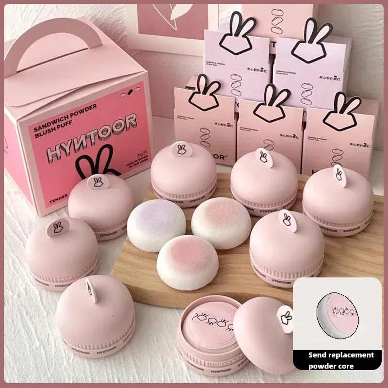 DHgate.com:Macaron Powder Puff Blusher - Natural Apricot Shy Peach ...
