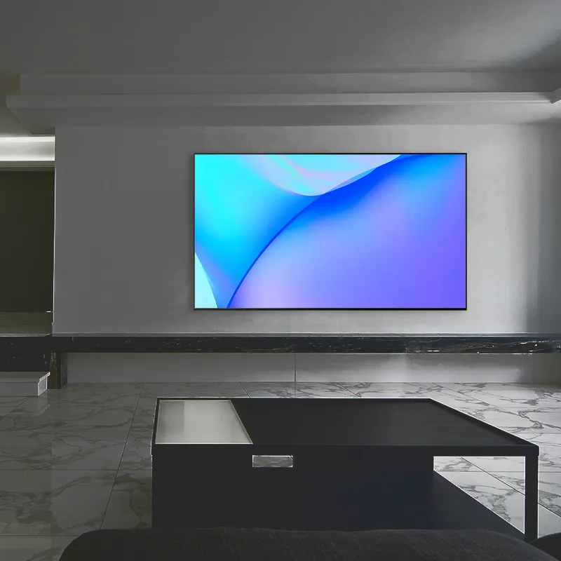 8K Projector Ready: 160 Inch Fixed Frame Projector Screen With Thin ...