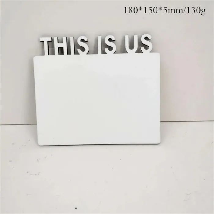 Wholesale MDF Sublimation Blank Photo Frame Wooden Lettering Photo ...