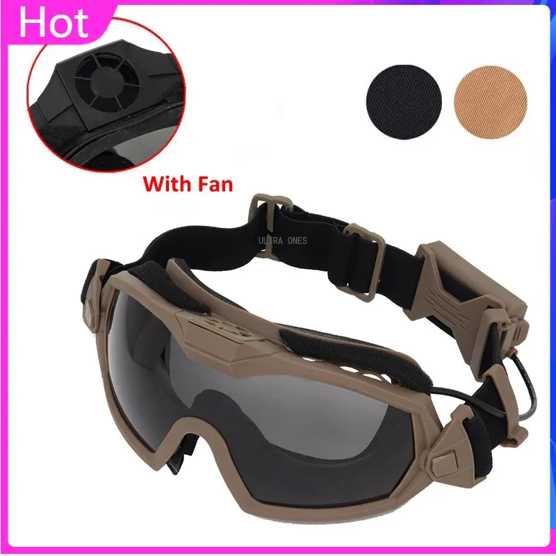 Tactical Goggles - Military Grade Anti-Fog Shooting Glasses, UV ...