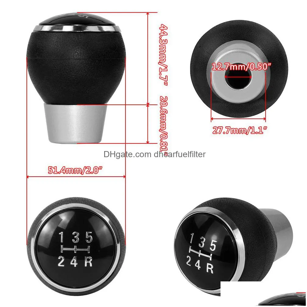 Premium 5-Speed Gear Shift Knob - Mitsubishi Lancer EX, Evo, ASX, V3 ...