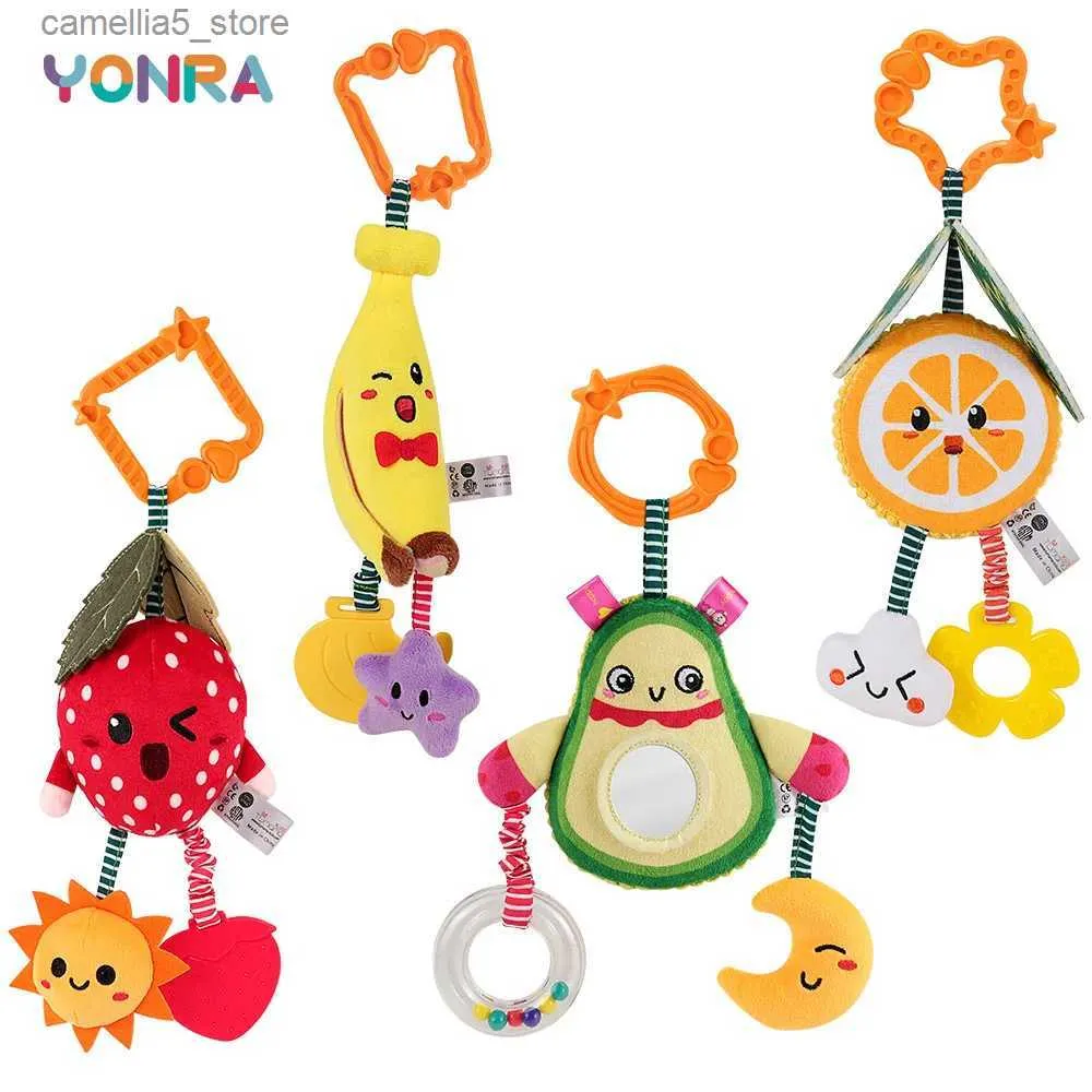 DHgate.com:Plush Crib Bell Fruit Shape Rattle Mobiles for Babies with ...