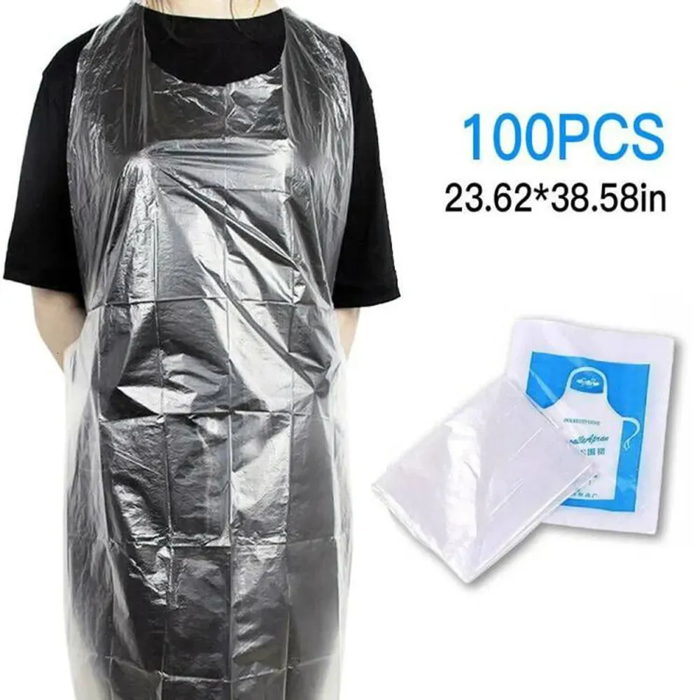 DHgate.com:Disposable Plastic Aprons, 50/100 Packs, Eco-Friendly Flat ...