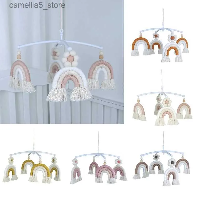 DHgate.com:Bohemian Rainbow Tassel Wind Chime Pendant Baby Crib Mobile ...