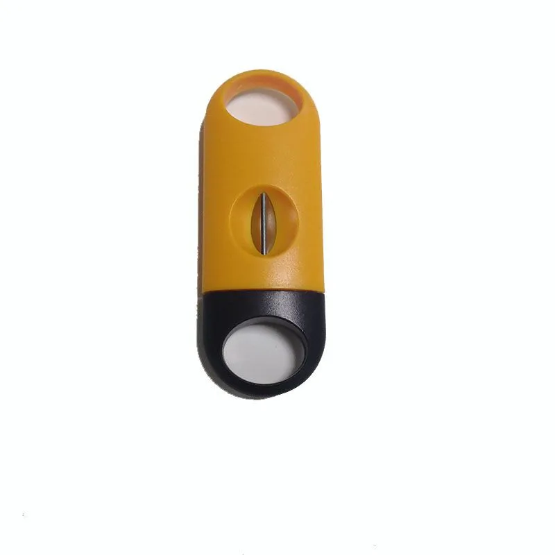 Plastic Metal V Shaped Blade Guillotine Cigar Cutter Accessories Pocket ...