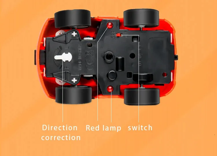 Remote Control Car Toys For Kids, Mini Cartoon Diecast Model Toddler ...