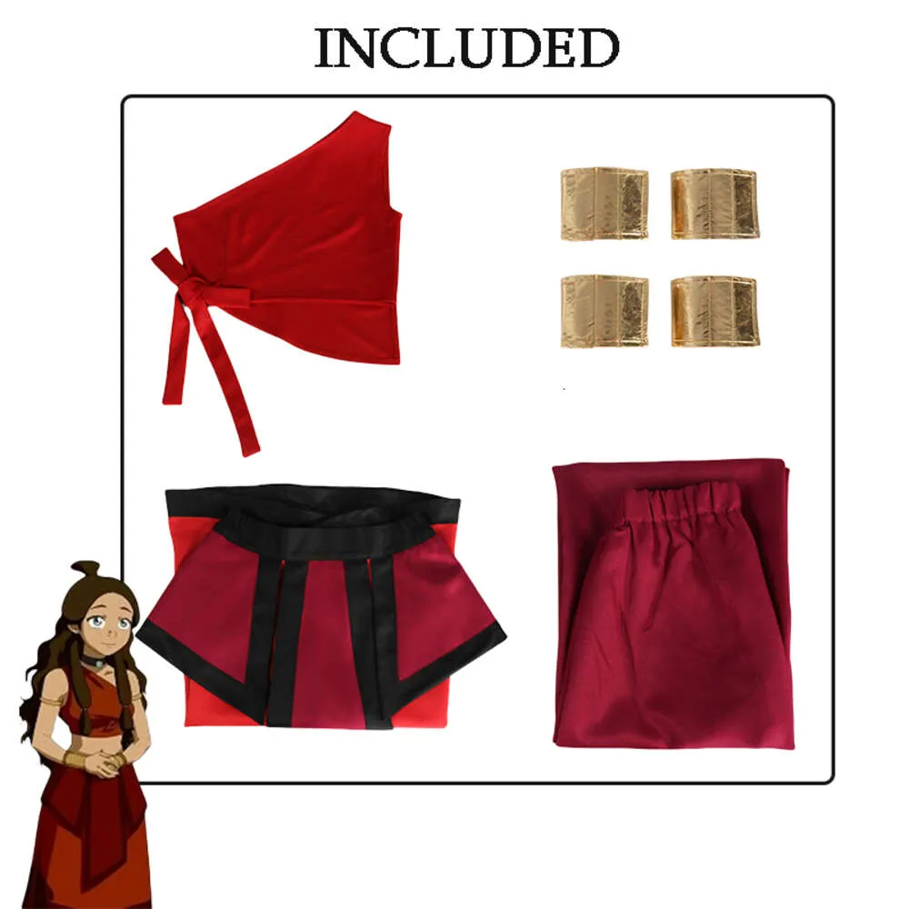 Anime Cosplay Avatar The Last Airbender Cosplay Costume Katara Fire ...