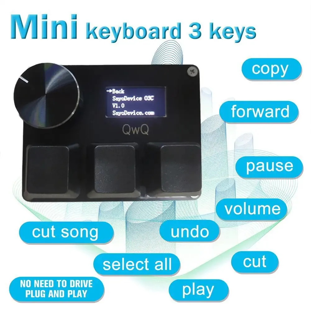 Keyboard Cover for SayoDevice O3C with Rapid Trigger Hall Switches ...