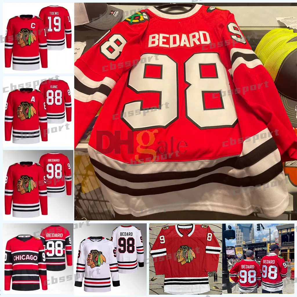 Chicago Blackhawks 2023 24 New Jersey Connor Bedard, Andreas Athanasiou ...