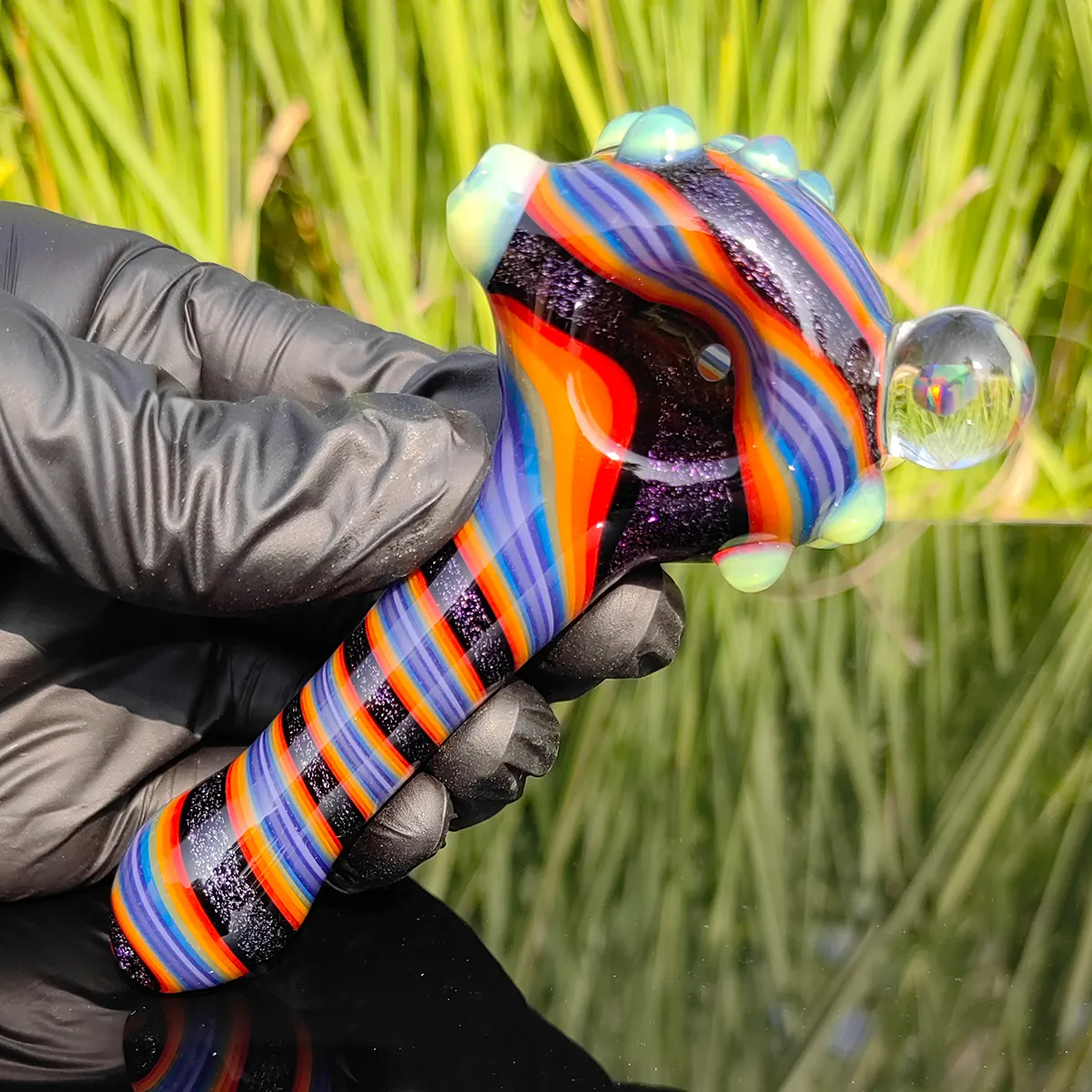 Custom Hand Blown Glass Pipes