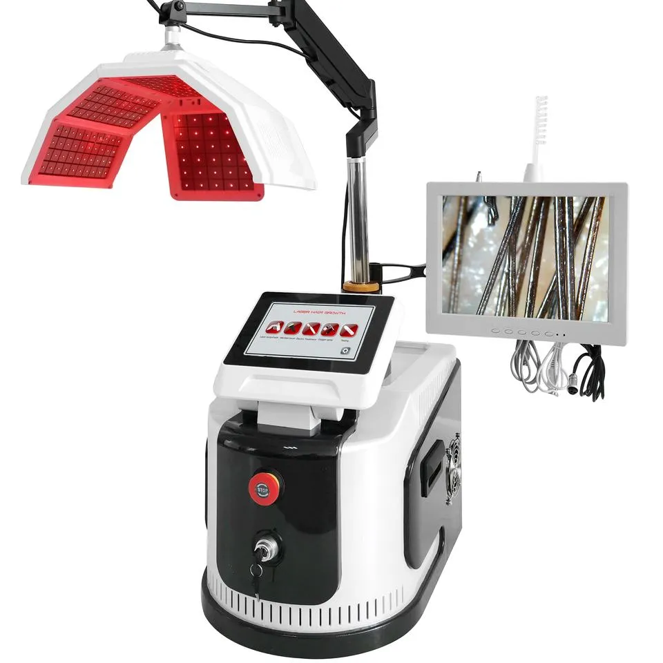 Machine De Croissance Des Cheveux Au Laser 650 Nm Diode Analyseur De ...