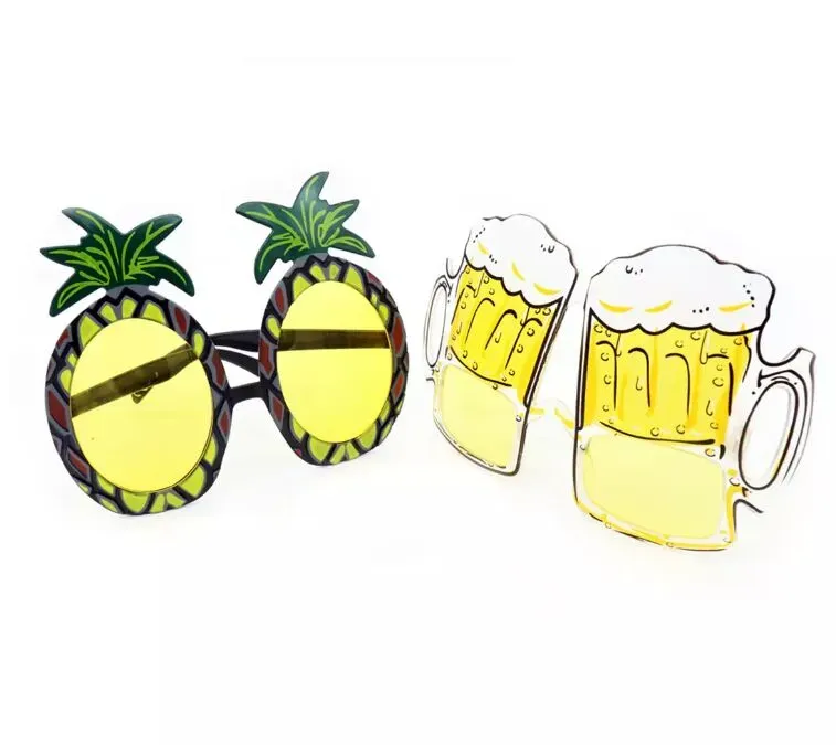 DHgate.com:Novelty Pineapple Yellow Sunglasses Beer Goggles G1018 for ...