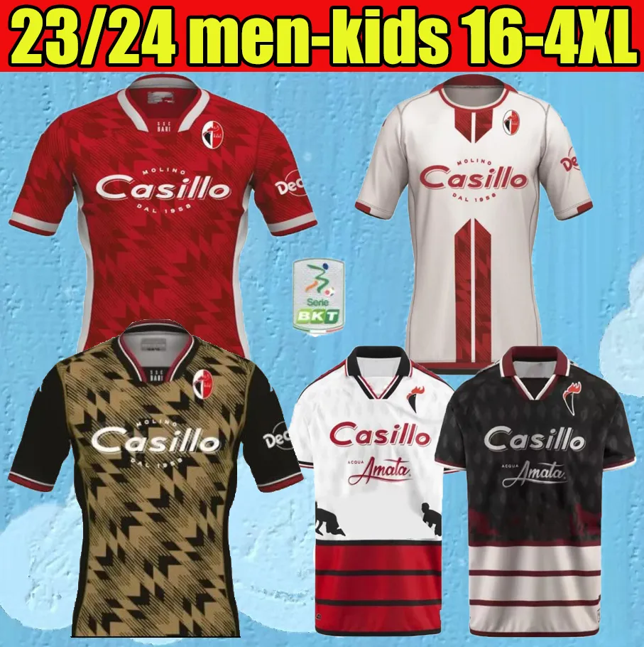 SSC Bari Mens Atlas Fc Jersey 2023/2024 Home AWAYOTTA CHEDDIRA MAIELLO ...