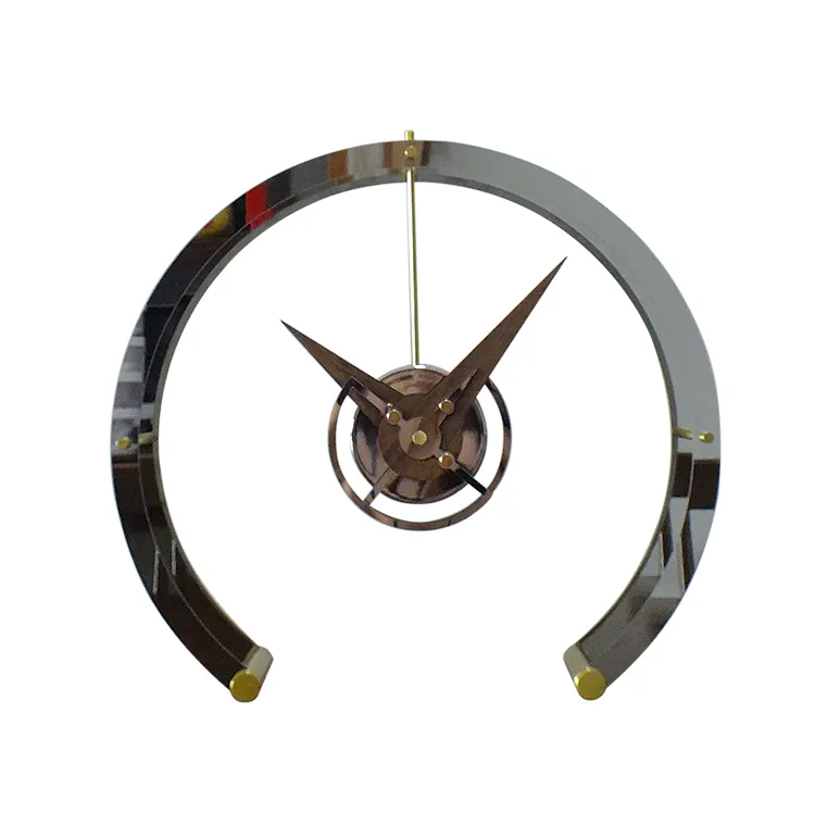 High-End Modern Simple Spanish Table Clock with Unique Design, Black ...