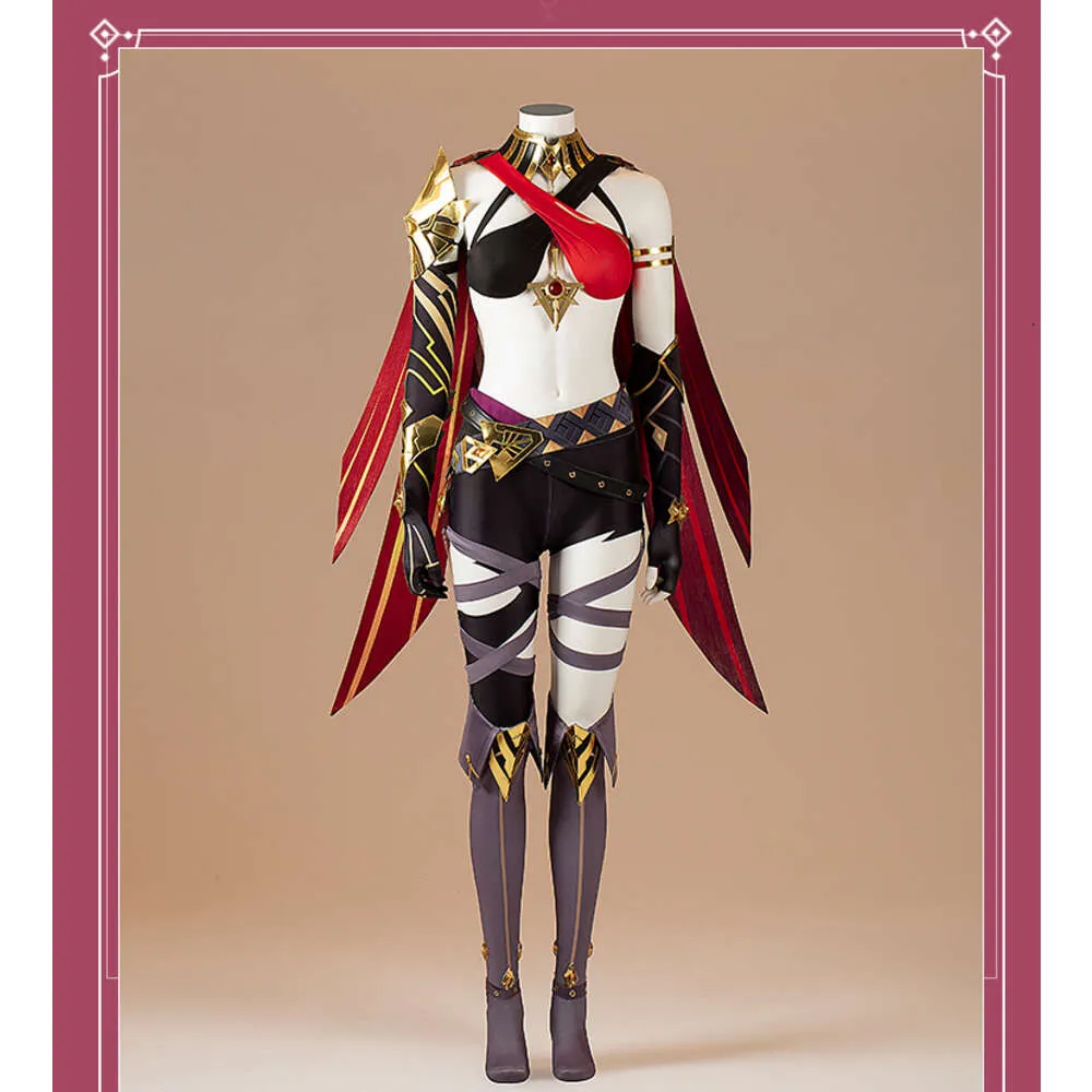 Genshin Dehya Cosplay Costume Sumeru Game Outfit Women Halloween Fancy ...