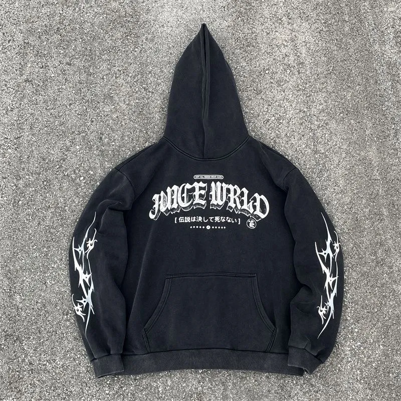 Chainsstar Juice WRLD Commemorative High Street represent hoodie ...