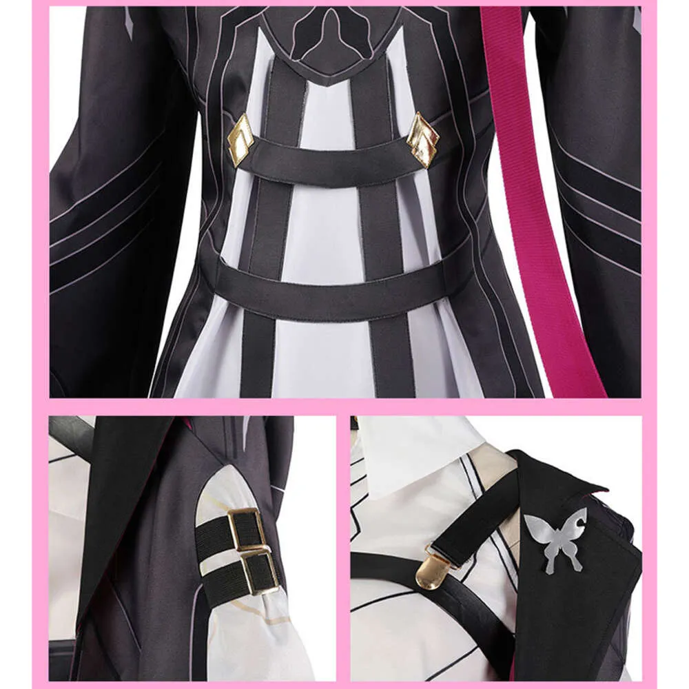 Honkai Star Rail Kafka Cosplay Costume Game Uniform Wig Full Suit For ...