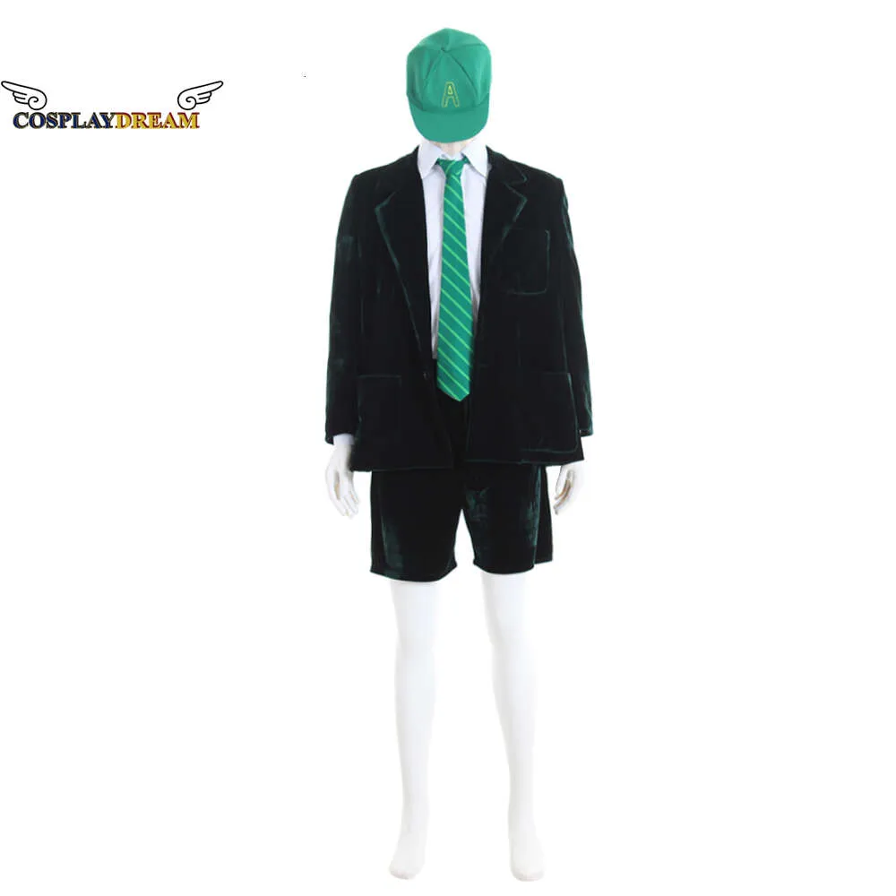 AC/DC Angus Young Cosplay Costume - Rock Band School Boy Outfit, Full ...