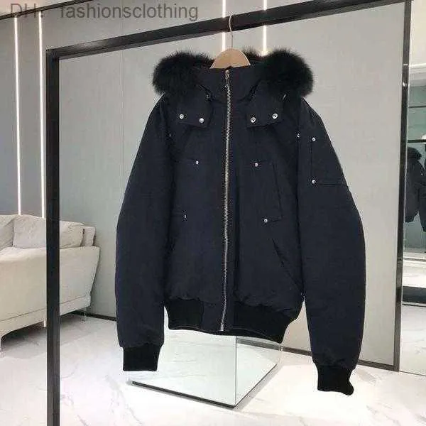 Down & Parkas 2023 Mooses Knuckles Jacket High Quality Real Fur Winter ...