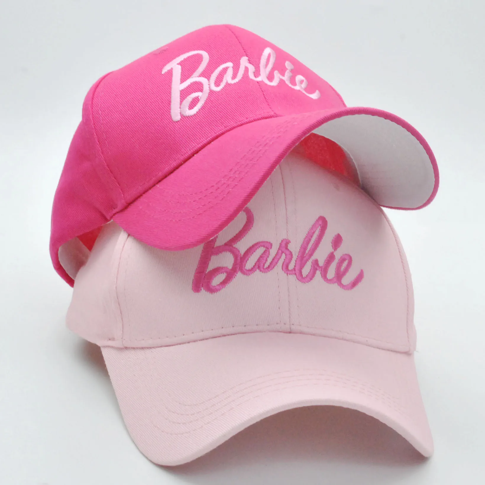 Barbie Pink Hardtop Barbie Baseball Cap With Cute Embroidery And Curved ...