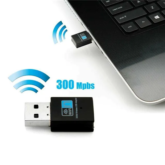 Wireless USB Wifi Adapter For TV, 300M 2.4G USB Wifi Dongle For PC, 802.11 B/G/N Network Adapter ...