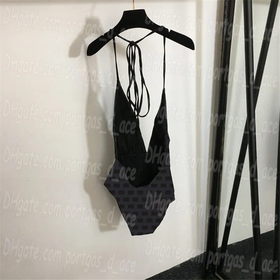 DHgate.com:Alluring Halter One-Piece Swimsuit: Sexy Backless Leotard ...