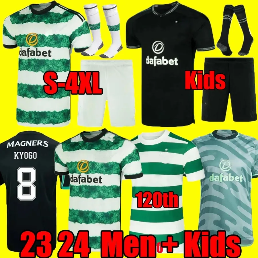 3XL 4XL 23 24 Soccer Jerseys Home Away KYOGO EDOUARD 2023 ELYOUNOUSSI ...